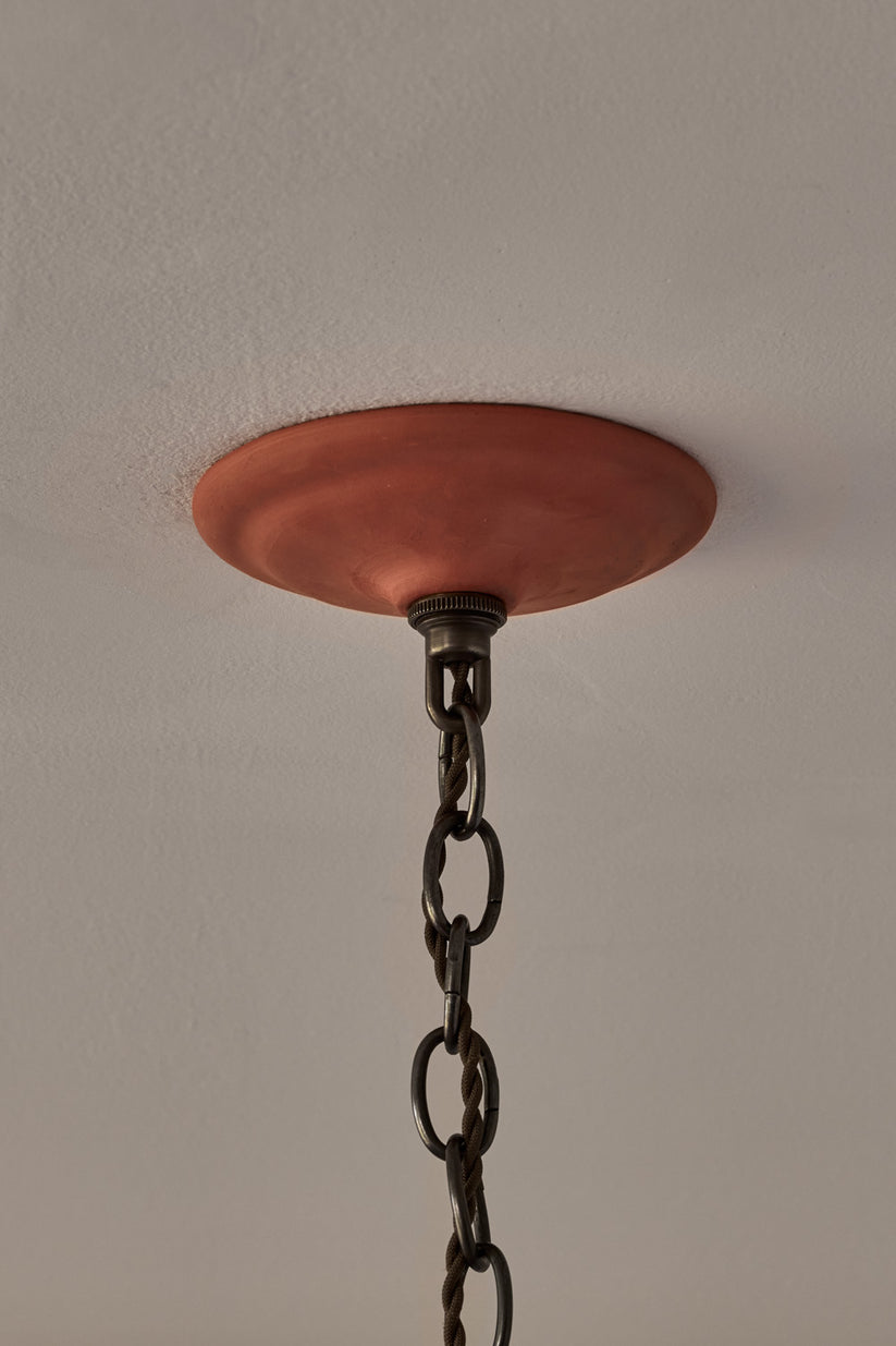 Large Ceramic Funnel Pendant in Terracotta – NPAGE STUDIO