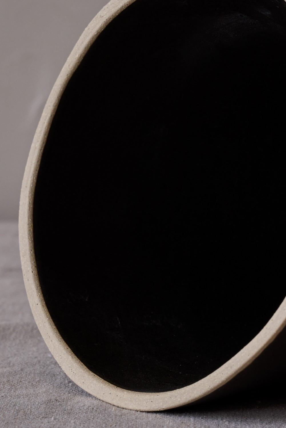 Large Ceramic Funnel Pendant in Pepper – NPAGE STUDIO